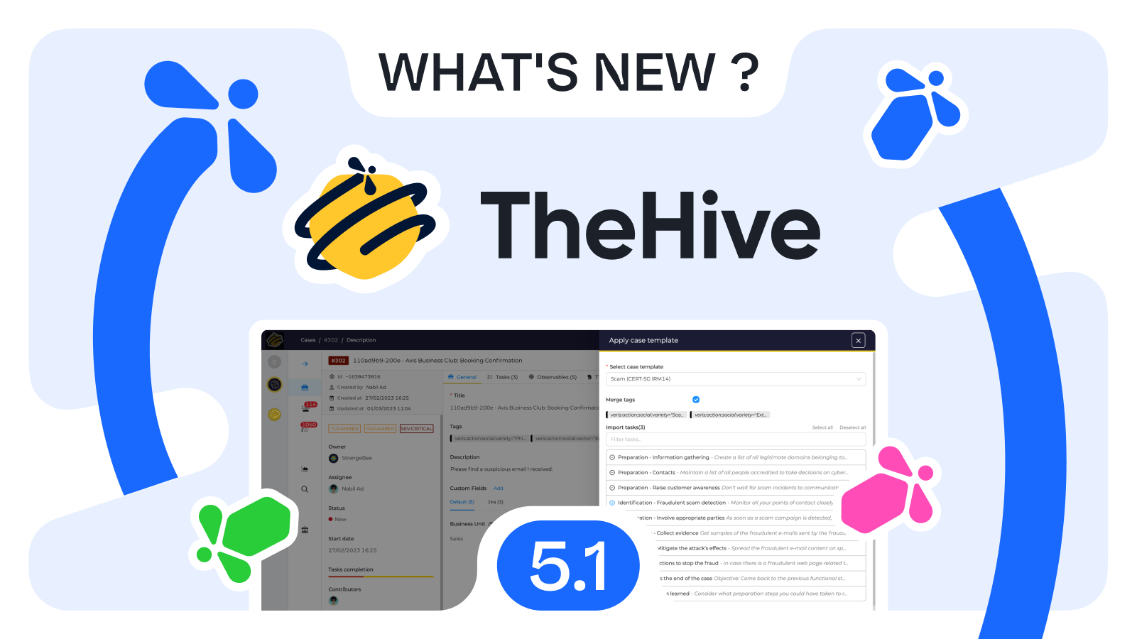 TheHive 5.1: New features